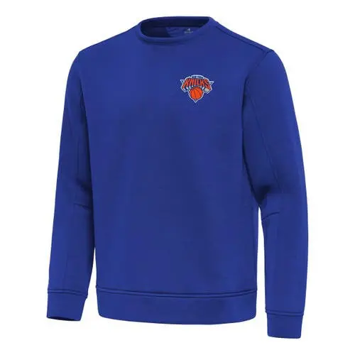 ANTIGUA New York Knicks Relevant Pullover Sweatshirt