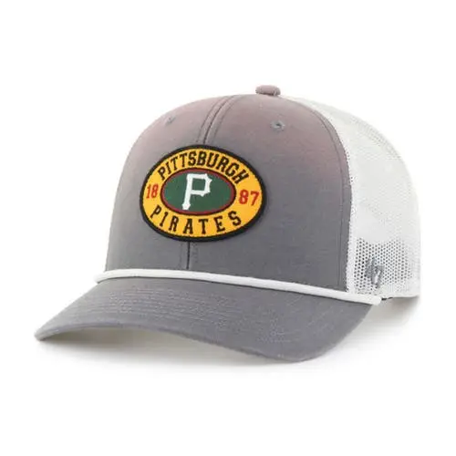 '47 Pittsburgh Pirates Tide Sweep Rope Trucker Adjustable Cap