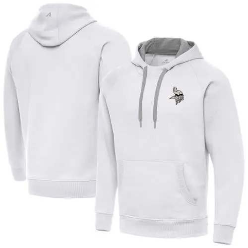 ANTIGUA Minnesota Vikings Victory Pullover Hoodie - White