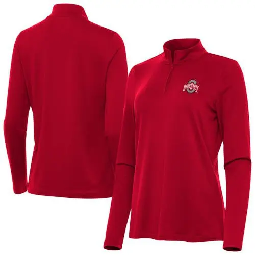 ANTIGUA Ohio State Buckeyes Reprocess Quarter-zip Top