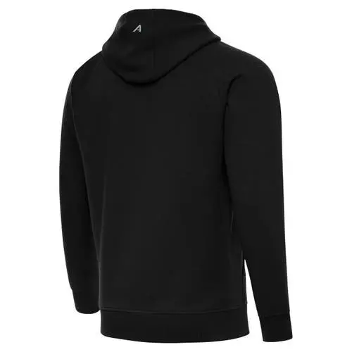 ANTIGUA Minnesota Vikings Brushed Carbon Victory Pullover Hoodie - Black