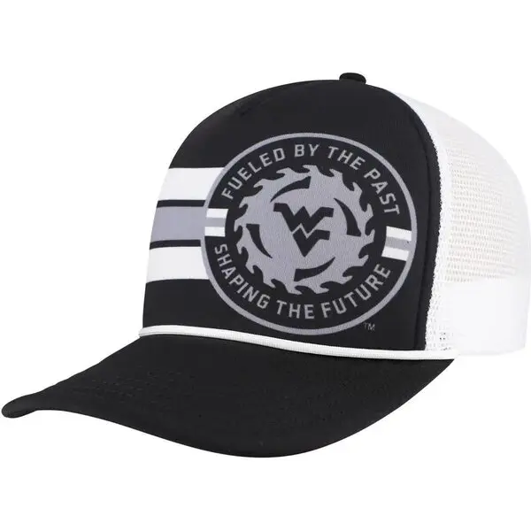 Our Legacy West Virginia Mountaineers Circle Trucker Cap - Black
