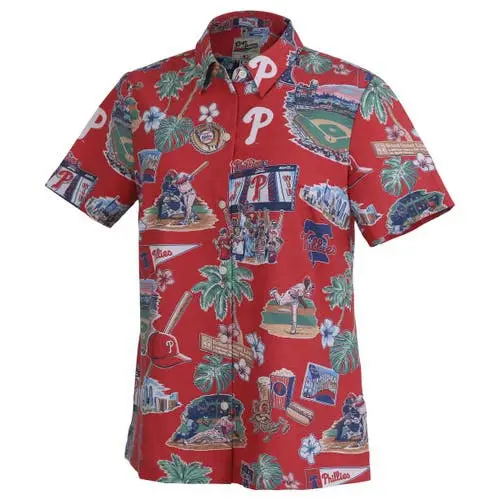 Reyn Spooner Philadelphia Phillies Scenic Button-up Top