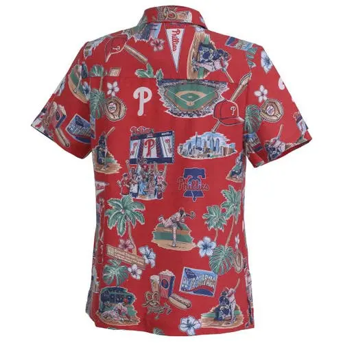 Reyn Spooner Philadelphia Phillies Scenic Button-up Top
