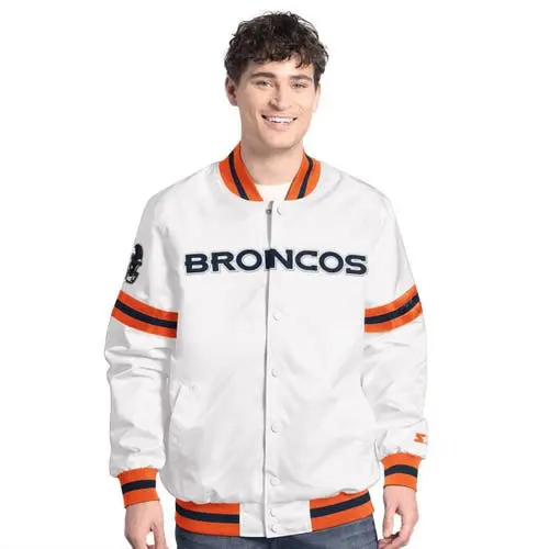 STARTER Denver Broncos Scout Varsity Jacket