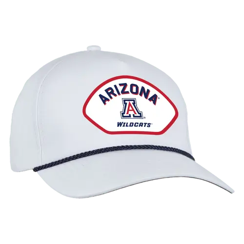 AHEAD Arizona Wildcats Alto Rope Adjustable Cap - White