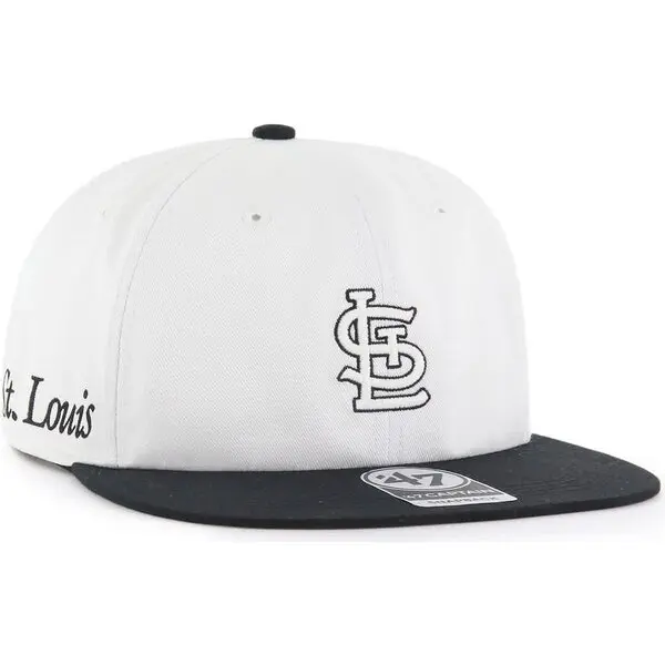 '47 St. Louis Cardinals Foundation Captain Snapback Hat By - White