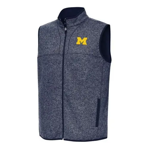 ANTIGUA Michigan Wolverines Fortune Full-zip Vest
