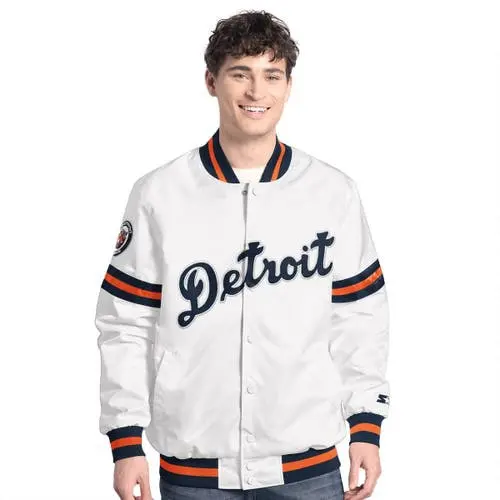 STARTER Detroit Tigers Cooperstown Scout Varsity Jacket