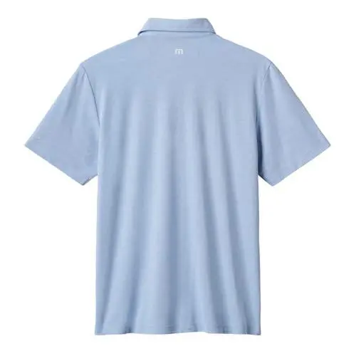 Travis Mathew Texas Rangers Playoff Pitch Polo - Heather Blue