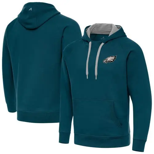 ANTIGUA Philadelphia Eagles Victory Pullover Hoodie