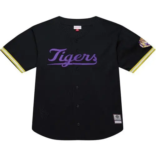 Mitchell & Ness Lsu Tigers On The Clock Fashion Jersey