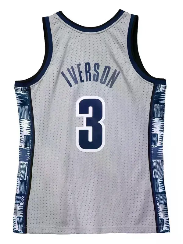 Mitchell & Ness X Ncaa Georgetown Hoyas Allen Iverson Swingman Tank Top - Grey