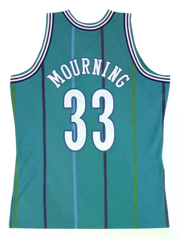 Mitchell & Ness Nba Hornets 92 Alonzo Mourning Swingman Road Tank Top - Blue