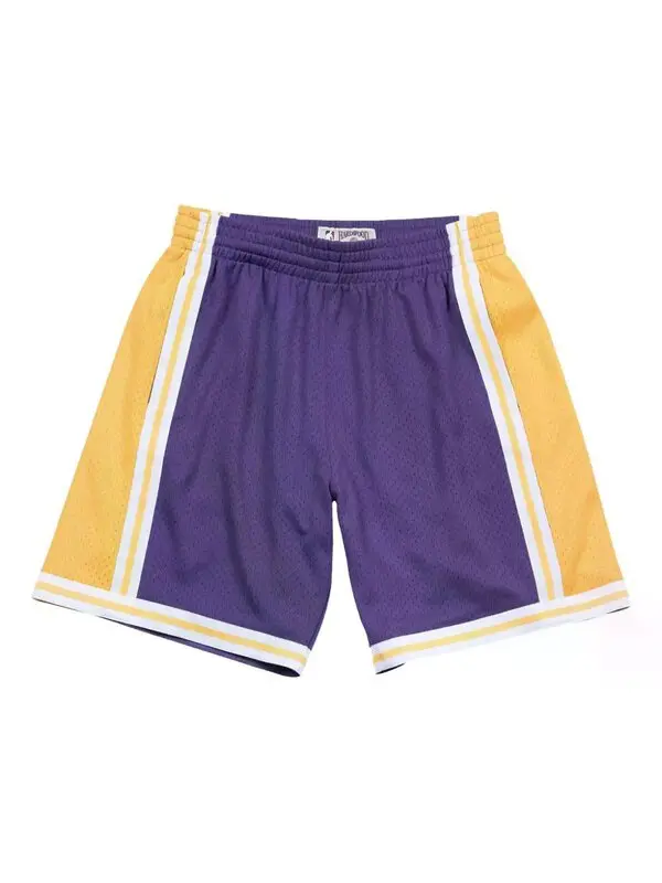 Mitchell & Ness Nba La Lakers 84-85 Swingman Road Shorts - Purple
