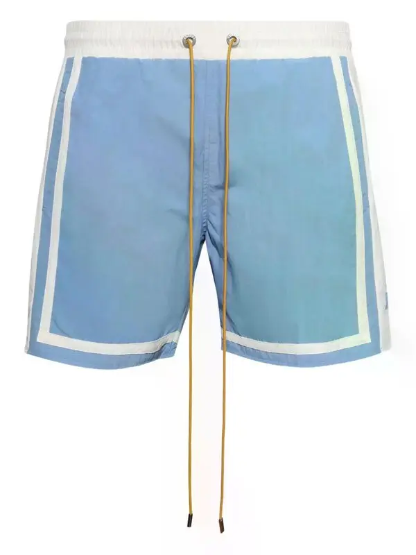 Rhude Panelled Shorts - Blue