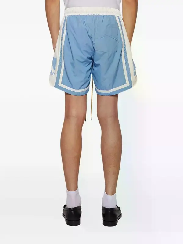 Rhude Panelled Shorts - Blue