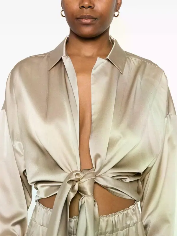 DANAMÉ Satin Blouse