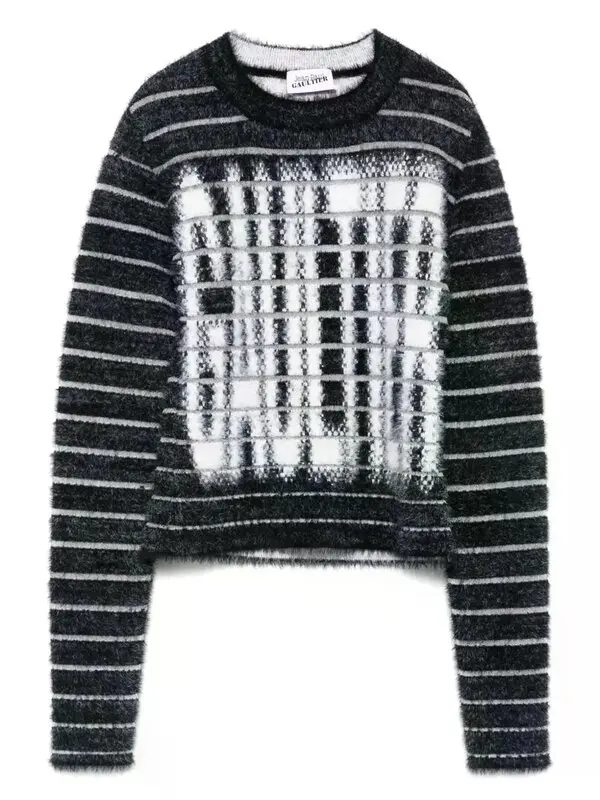 JEAN PAUL GAULTIER Intarsia-logo Sweater