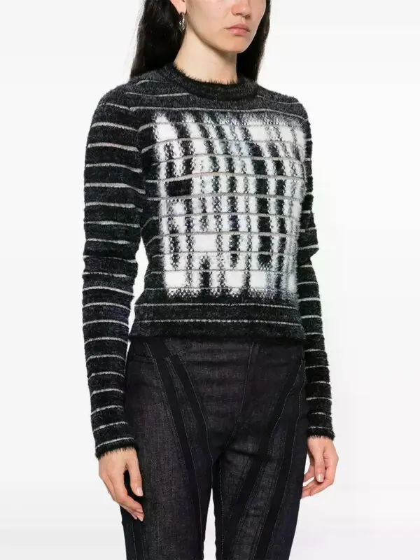 JEAN PAUL GAULTIER Intarsia-logo Sweater