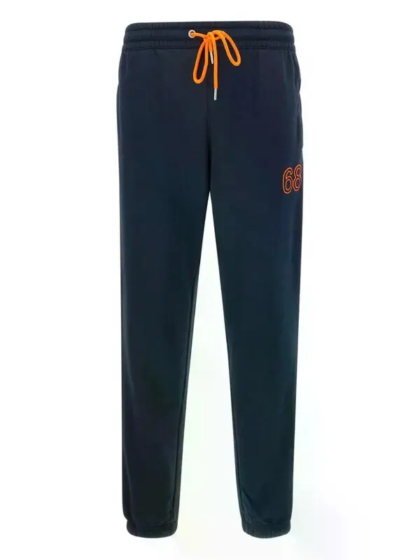 SUN 68 Logo-embroidered Track Pants - Blue
