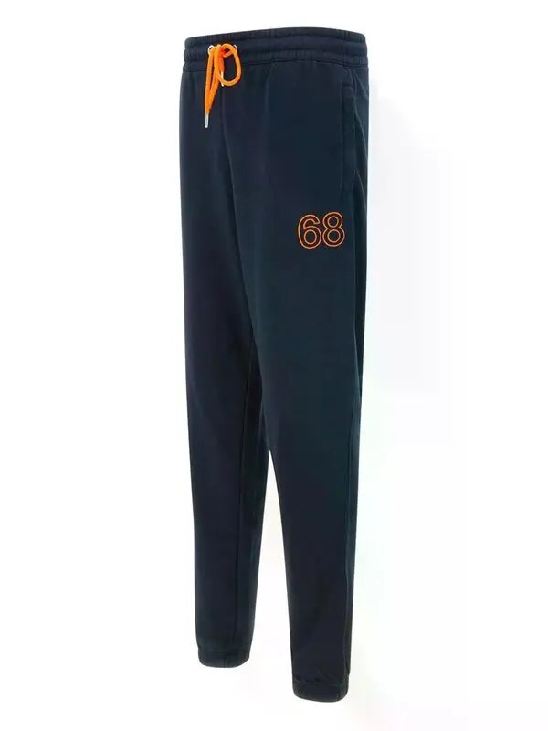 SUN 68 Logo-embroidered Track Pants - Blue