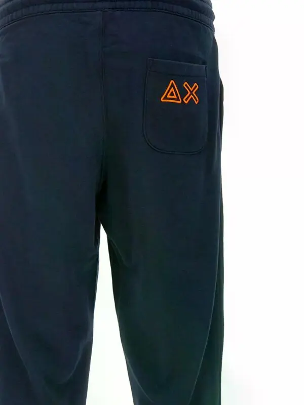 SUN 68 Logo-embroidered Track Pants - Blue