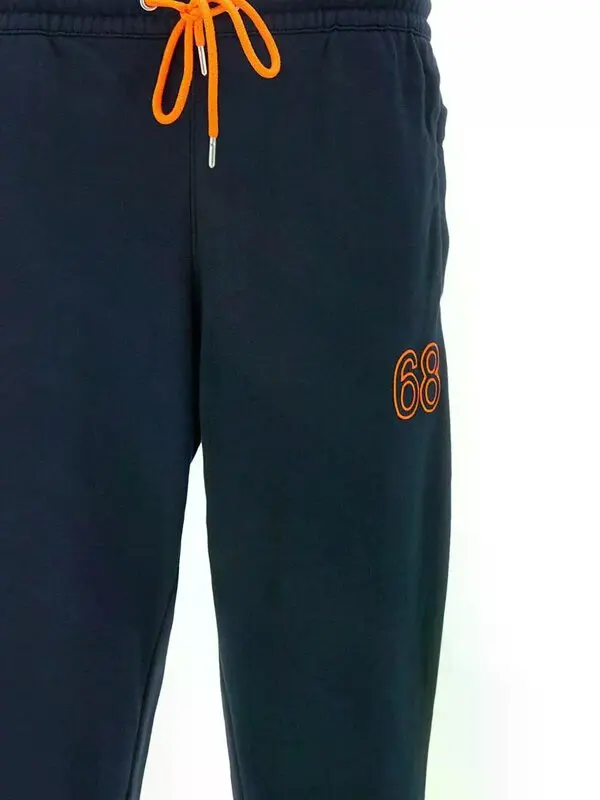 SUN 68 Logo-embroidered Track Pants - Blue