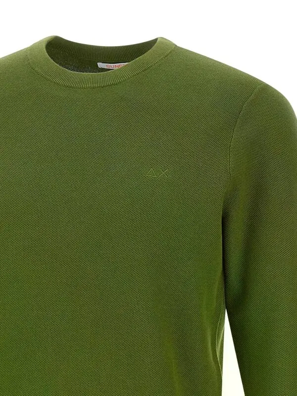 SUN 68 Cotton Sweater - Green
