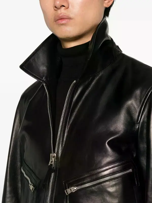 TOM FORD Leather Bomber Jacket