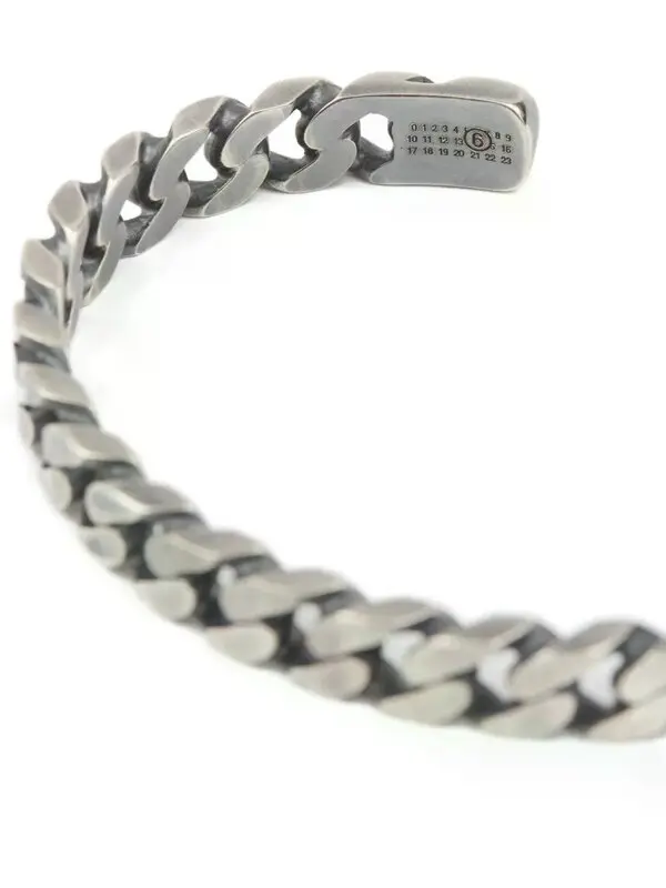 MAISON MARGIELA Curb-chain Cuff Bracelet