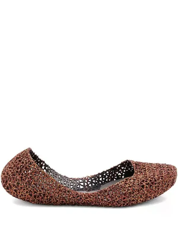 Melissa Campana Ballet Flats - Brown