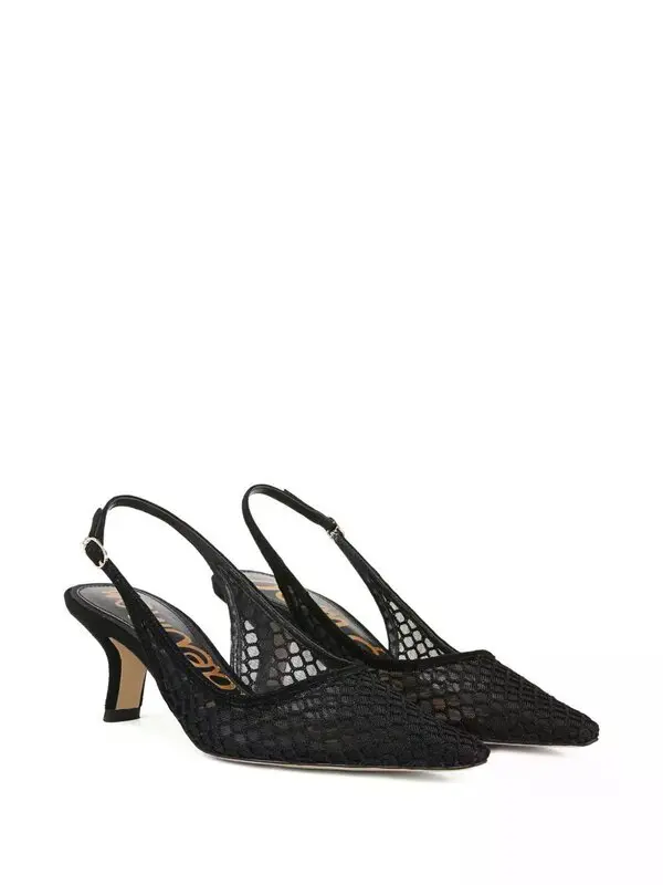 Sam Edelman 40mm Hazel Mesh-paneled Slingback Pumps