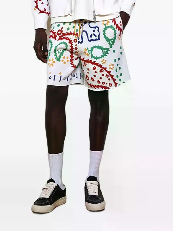 Rhude Bandana-intarsia Shorts