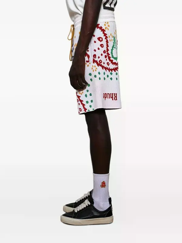 Rhude Bandana-intarsia Shorts