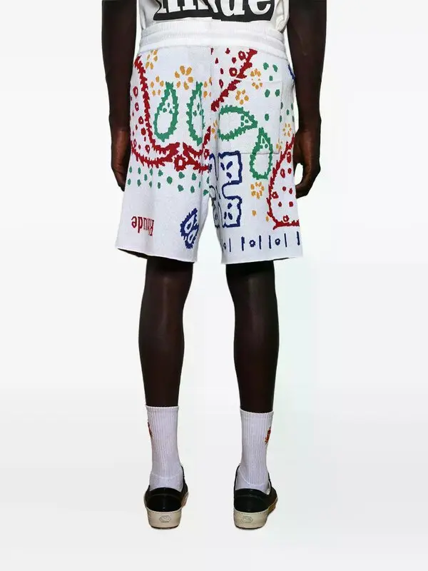 Rhude Bandana-intarsia Shorts