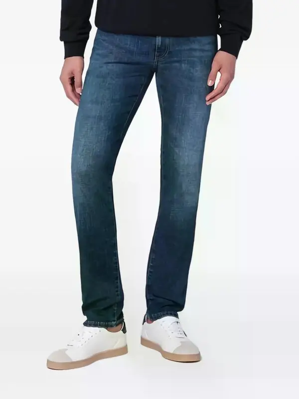 PT TORINO Whiskering-effect Jeans - Blue