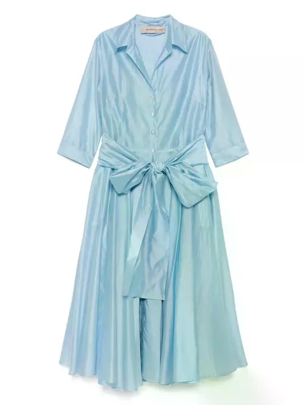 BLANCA VITA Aliia Midi Dress - Blue