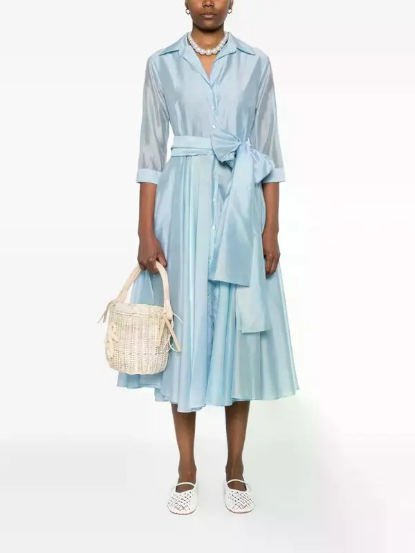 BLANCA VITA Aliia Midi Dress - Blue