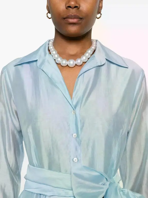 BLANCA VITA Aliia Midi Dress - Blue
