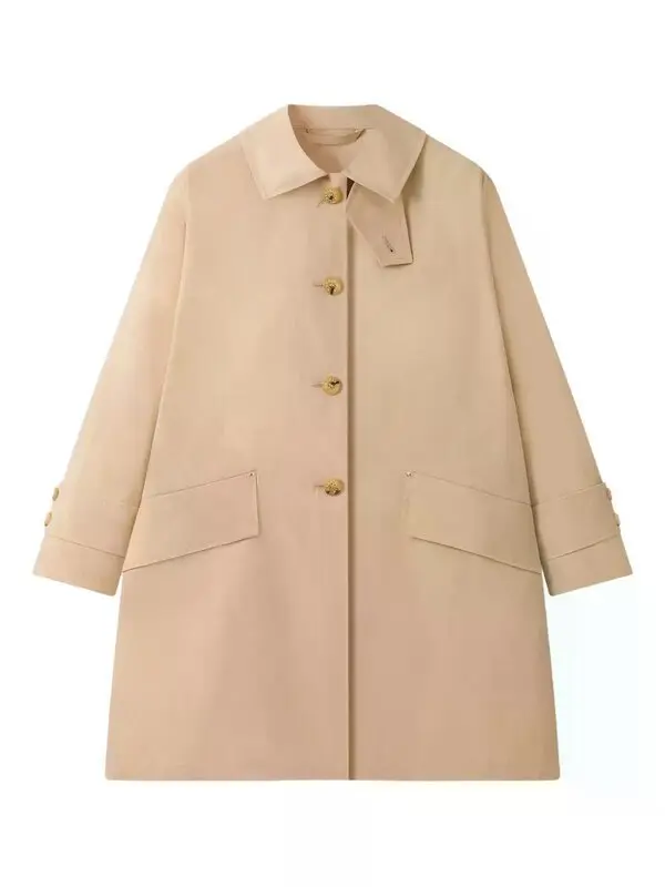 Mackintosh Humbie Button-up Coat - Neutrals