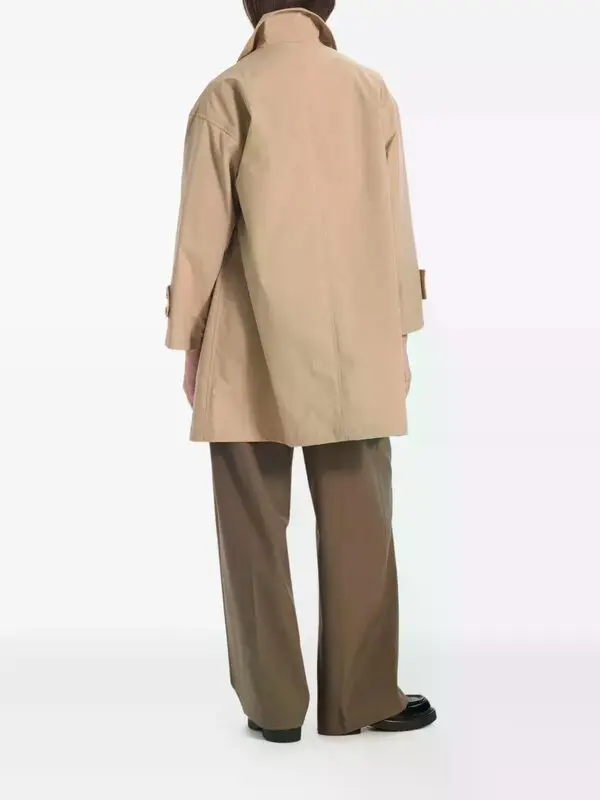 Mackintosh Humbie Button-up Coat - Neutrals