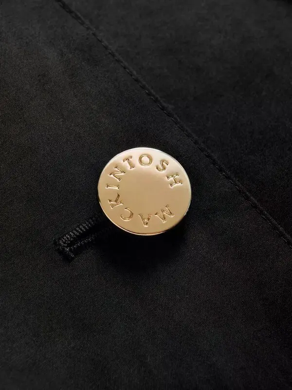 Mackintosh Humbie Button-up Coat - Black