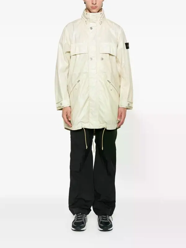 Stone Island Logo-patch Parka