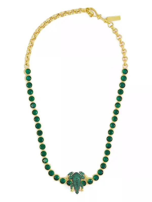 Begum Khan Frog Tennis Necklace - Gold