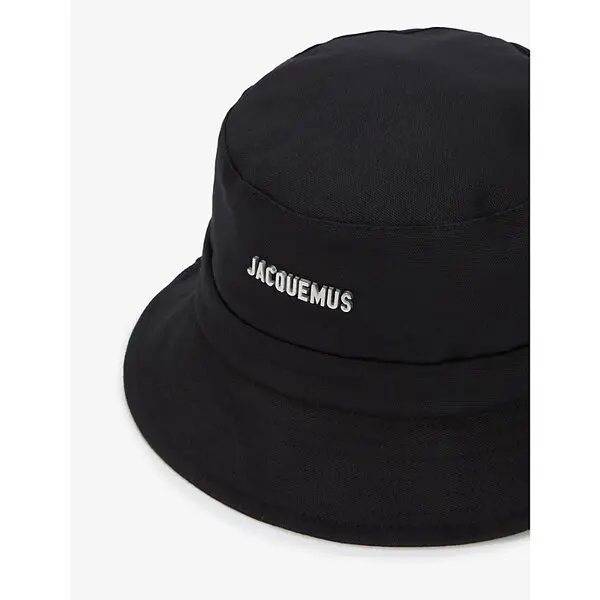 Jacquemus Le Bob Gadjo Cotton Bucket Hat - Black