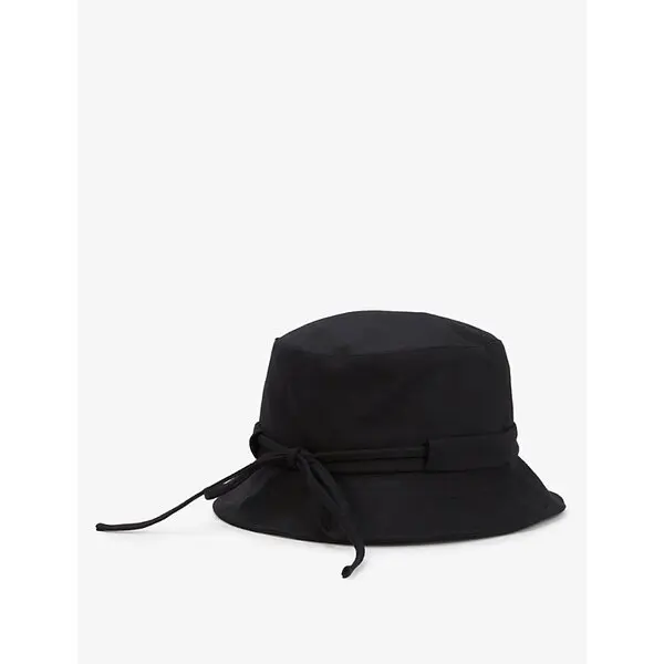 Jacquemus Le Bob Gadjo Cotton Bucket Hat - Black