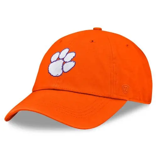 Top Of The World Clemson Tigers Team Logo Adjustable Hat - Orange