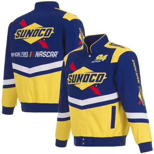 JH DESIGN Nascar Sunoco Twill Uniform Jacket - Royal