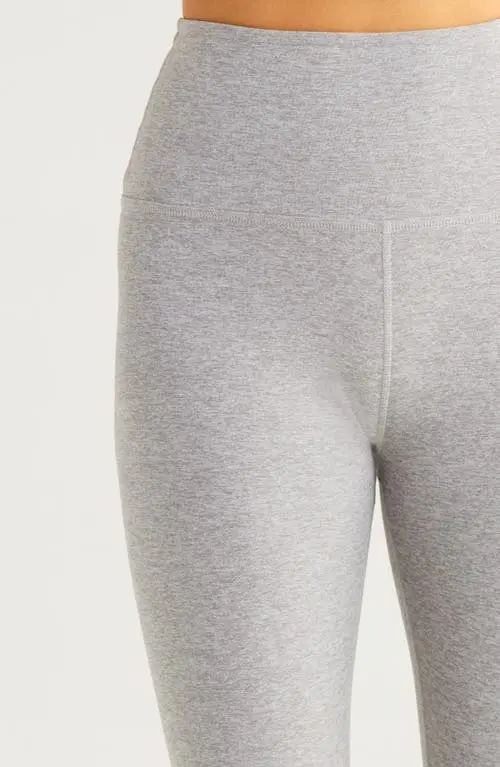 Beyond Yoga High Waist Crop Leggings - Silver Mist